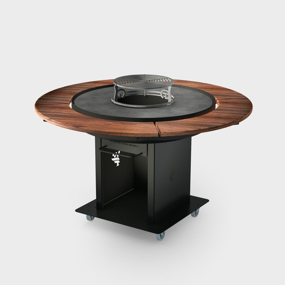 Brasero barbecue plancha Grandgousier 1000 rond bois – Le Forgeur